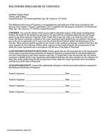 Property Disclosure Form | State-by-State Lease Disclosures | EZLF